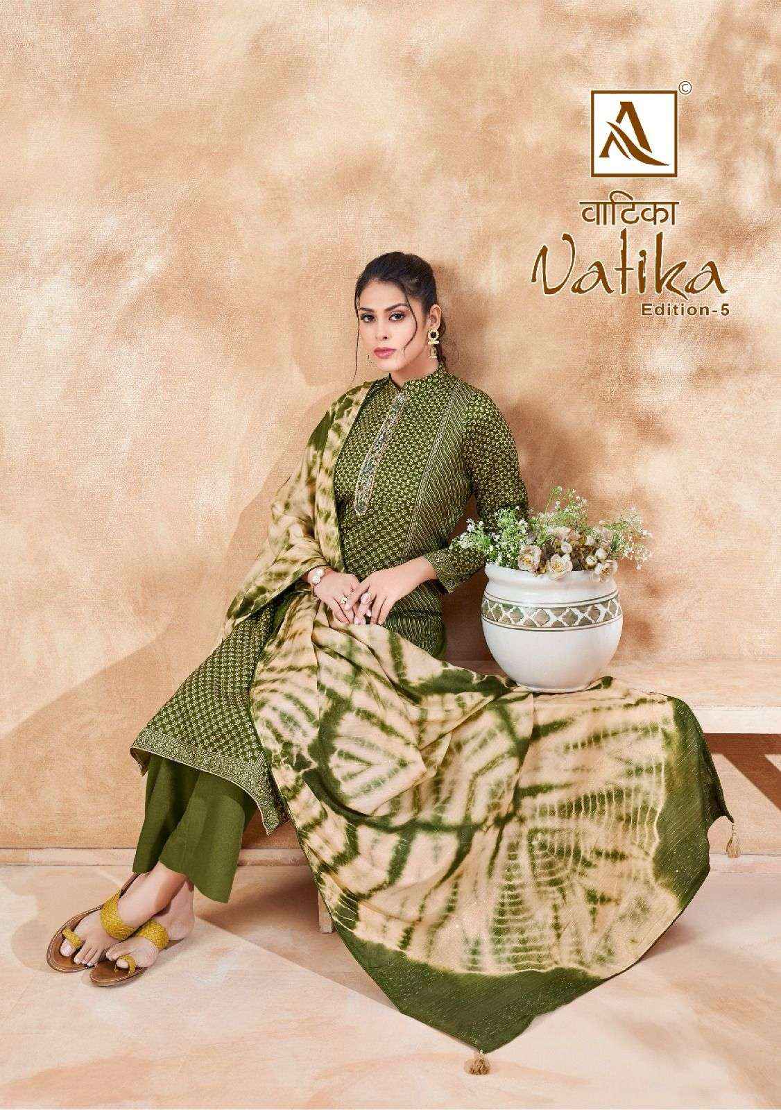 Alok Vatika Edition 5 Zam Cotton Dress Material Wholesale Suits Online