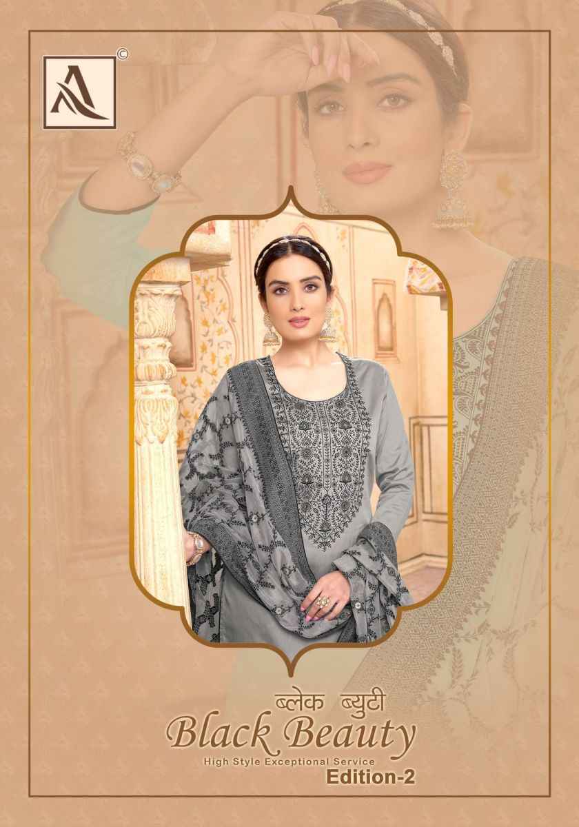 Alok Black Beauty Edition 2 Cotton Dress Material Stylish Ladies Cloths