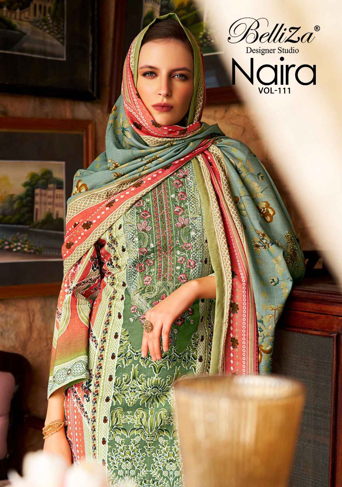 Belliza Naira Vol 111 Cotton Dress Material wholesale ladies suits ...