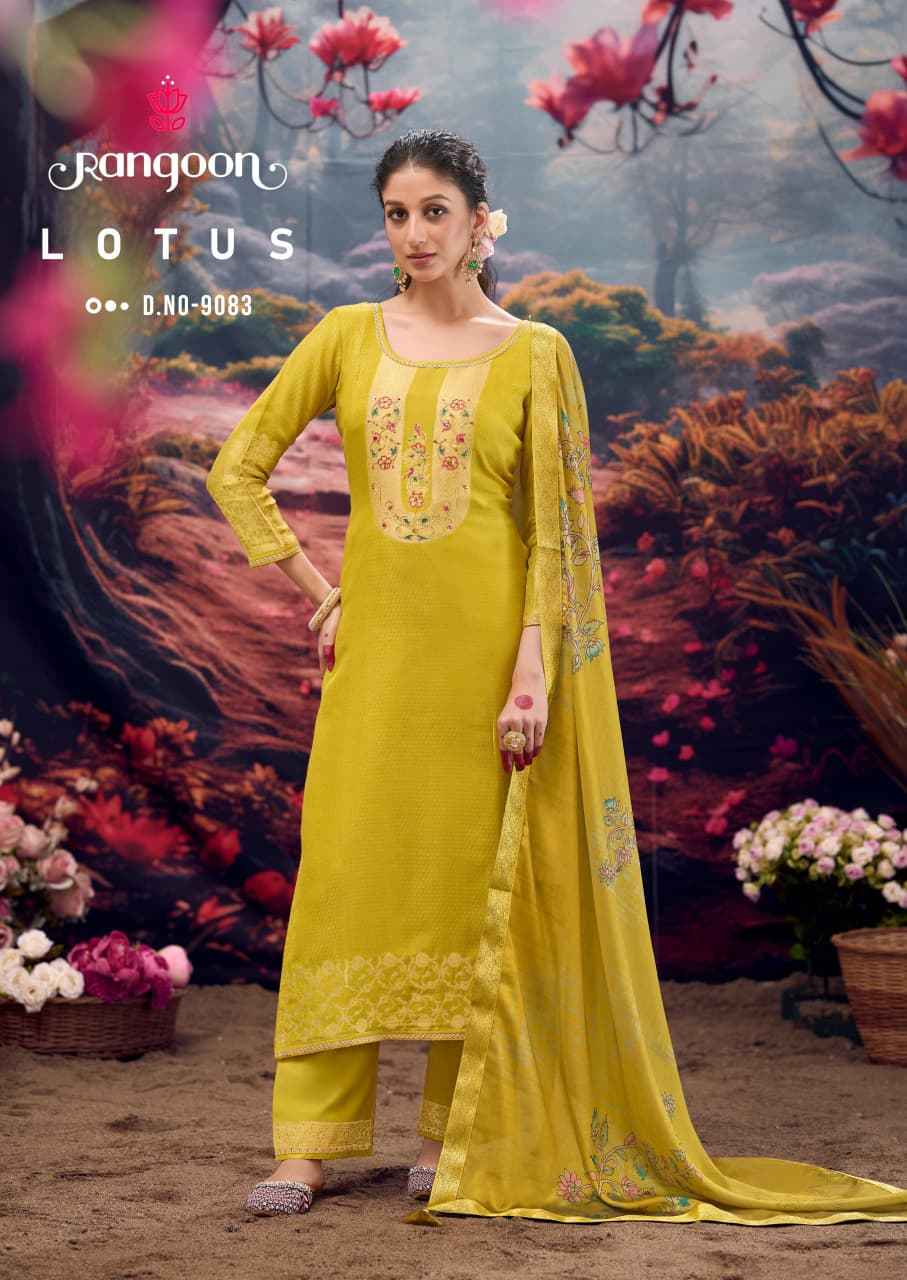 Rangoon Lotus Musline Jacquard Kurti Combo wholesale womens kurtis ...