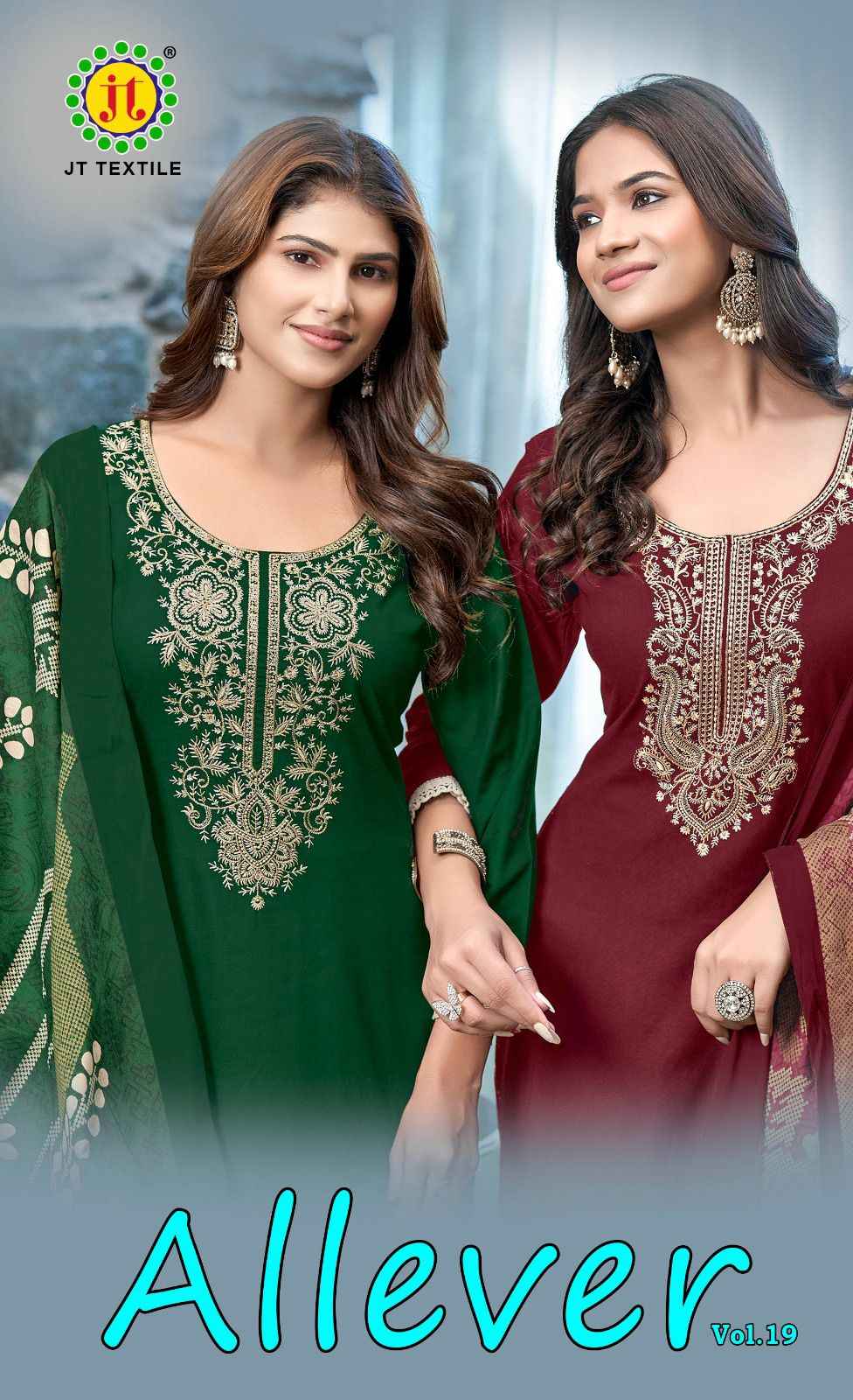 Jt Allever Vol 19 Rayon Dress Material Best Quality Rayon Suits Wholesaler