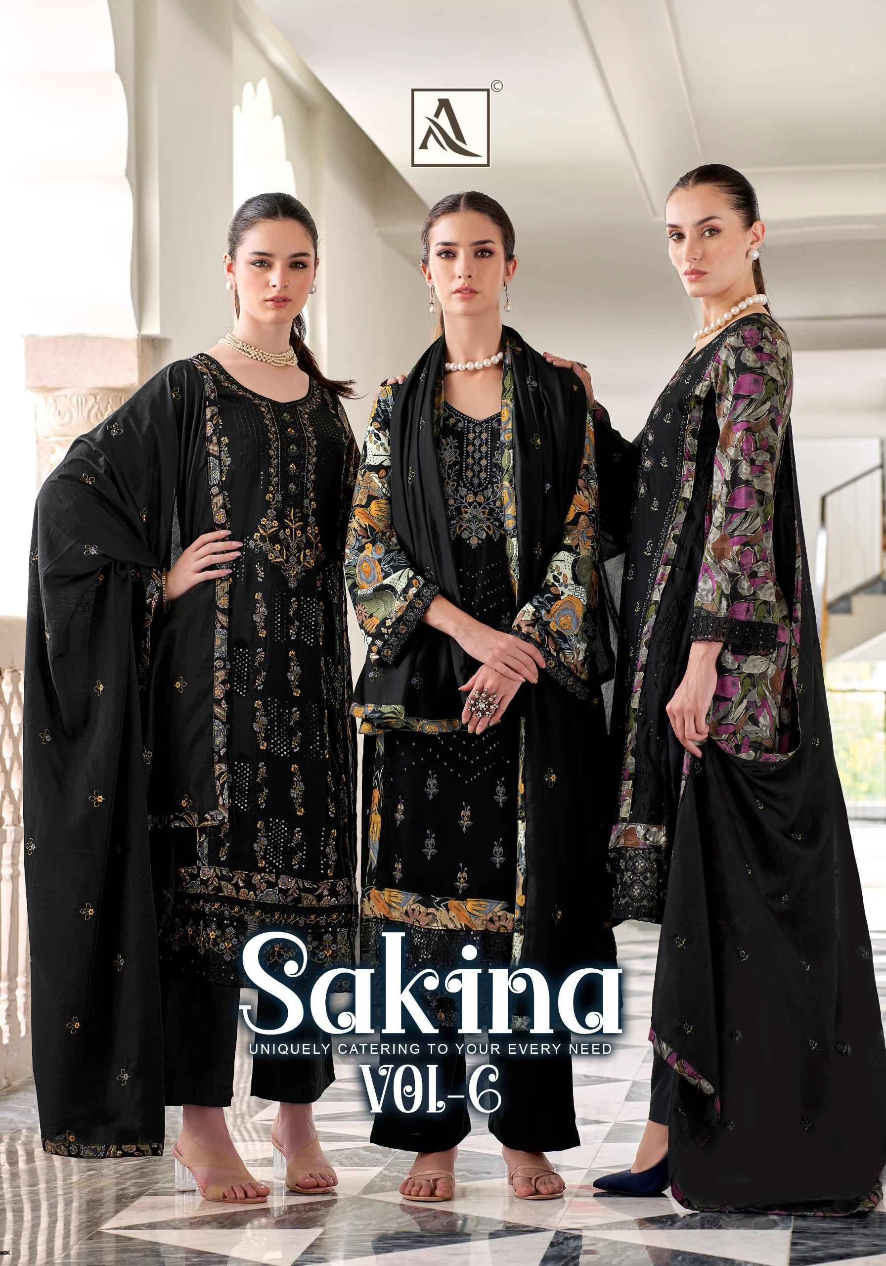 Alok Sakina Viscose Reyon Dress Material Designer Alok Suits Wholesaler