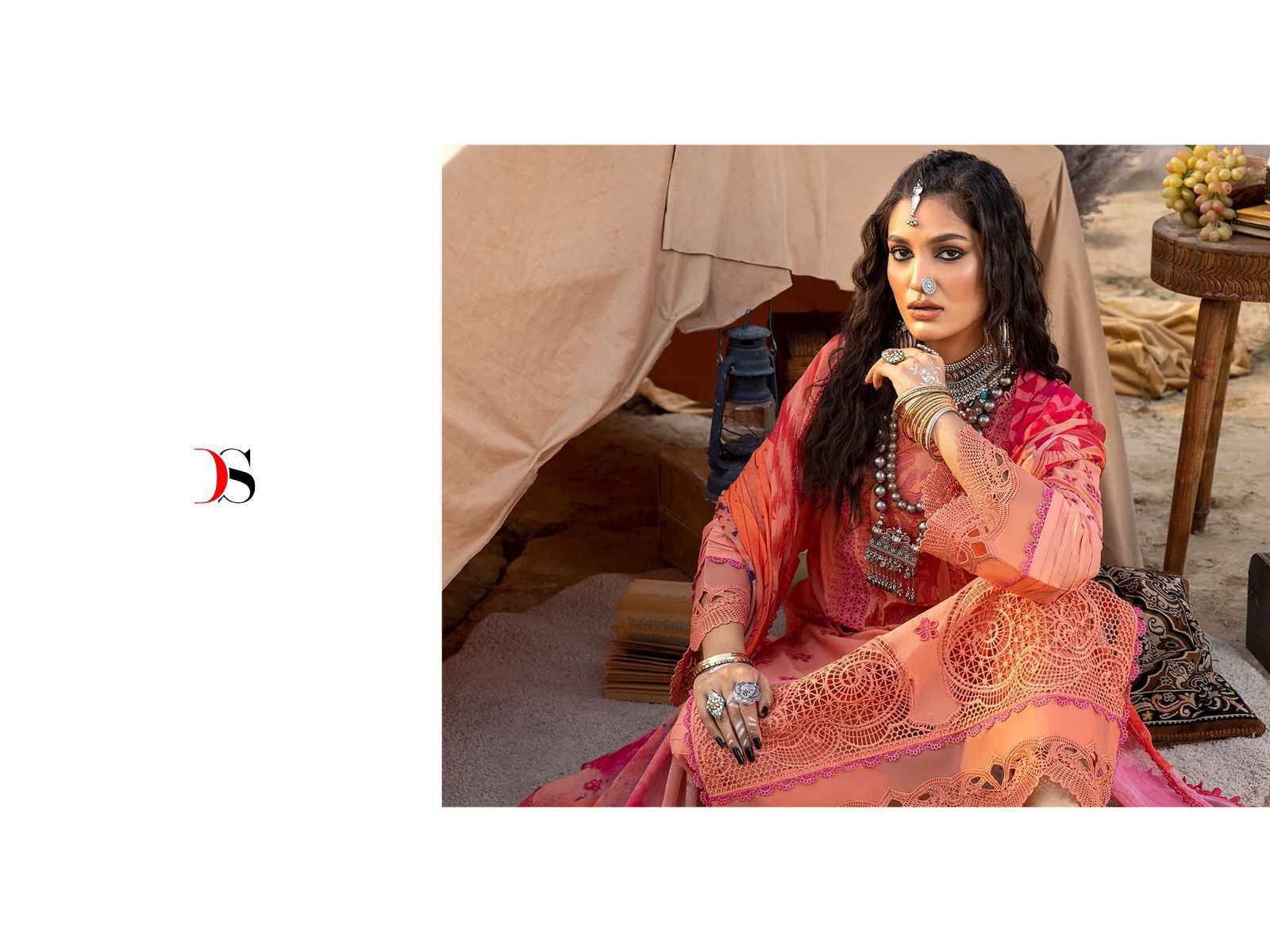 Deepsy Adan Libas Super Hit Lawn Vol-24 Pure Cotton Dress Material ...
