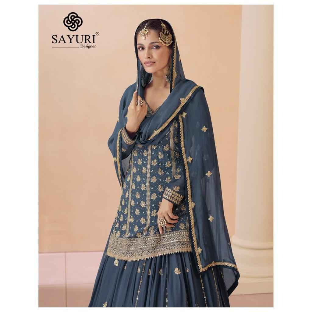 Sayuri Designer Sara Readymade Georgette Dress Wholesale Readymade ...