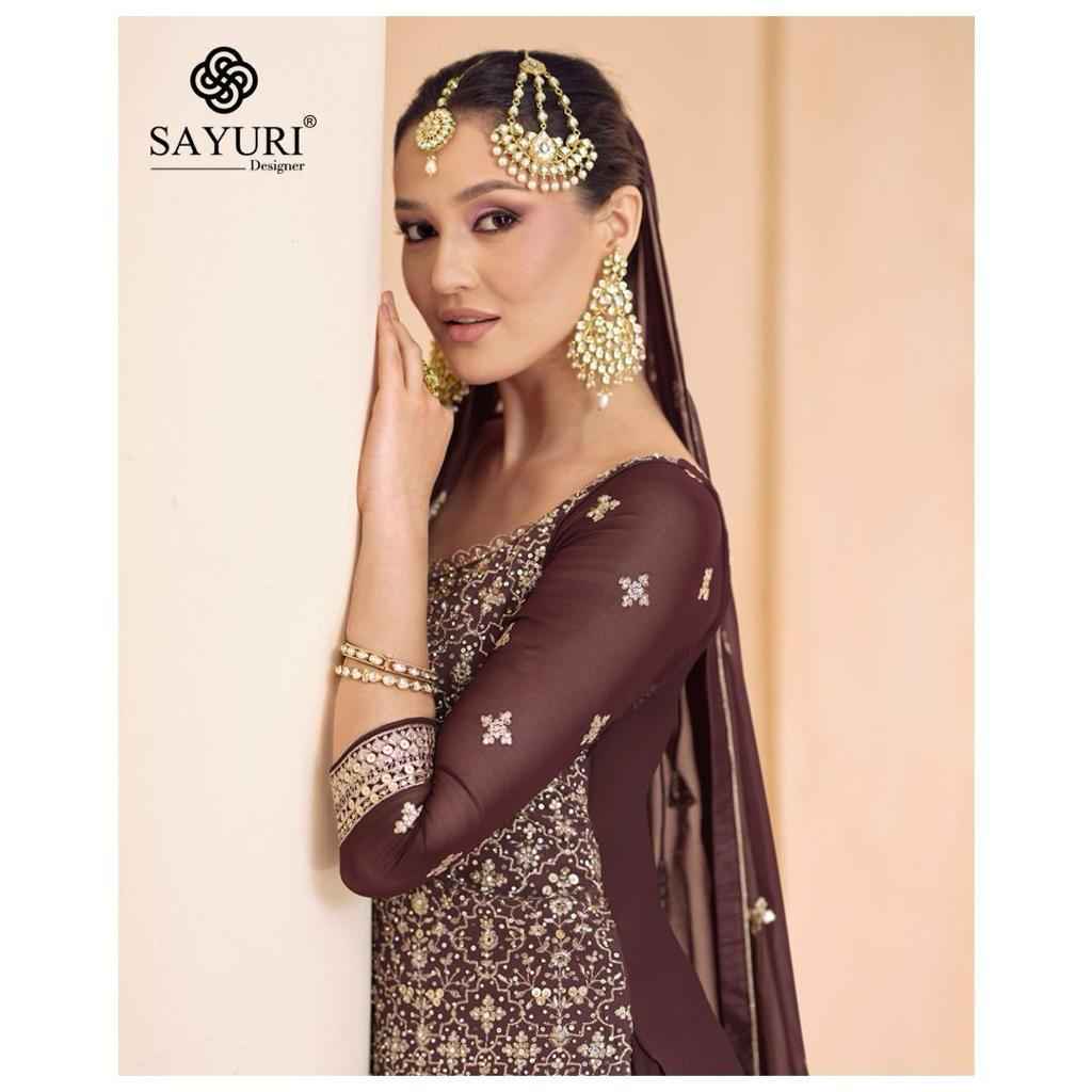 Sayuri Designer Sara Readymade Georgette Dress Wholesale Readymade ...