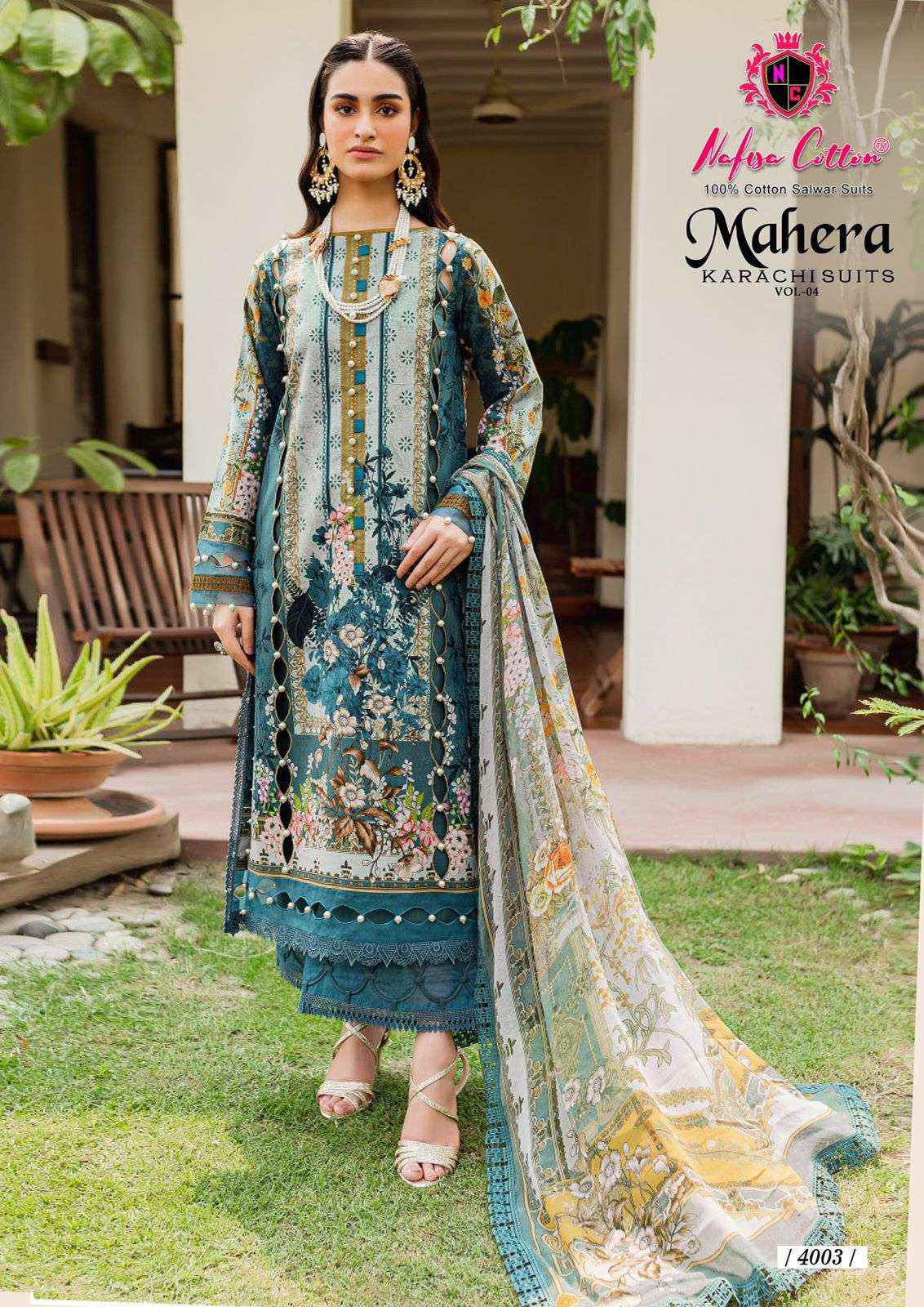 Nafisa Cotton Mahera Vol 4 Cotton Dress Material Best Clothing Website ...