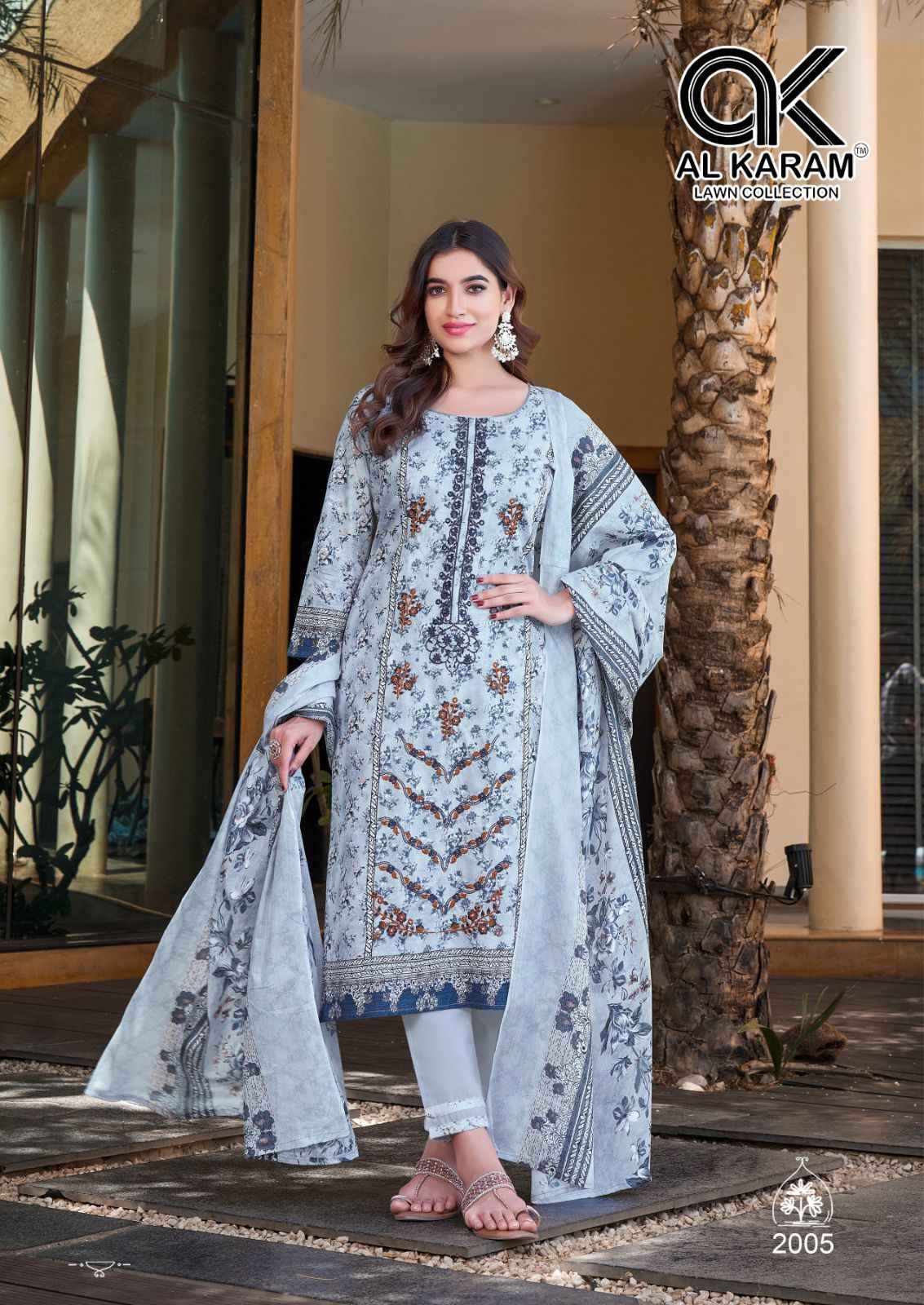 Al Karam Bin Ubaid Self Embroidery Collection Vol- 02 Dress Material ...