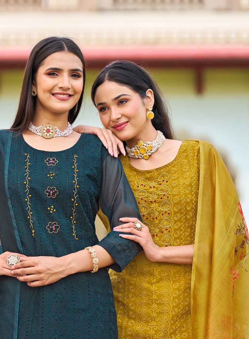 Radhika Lifestyle Sundari Vol-1 Organza Vol-1 Readymade Suit Wholesale ...