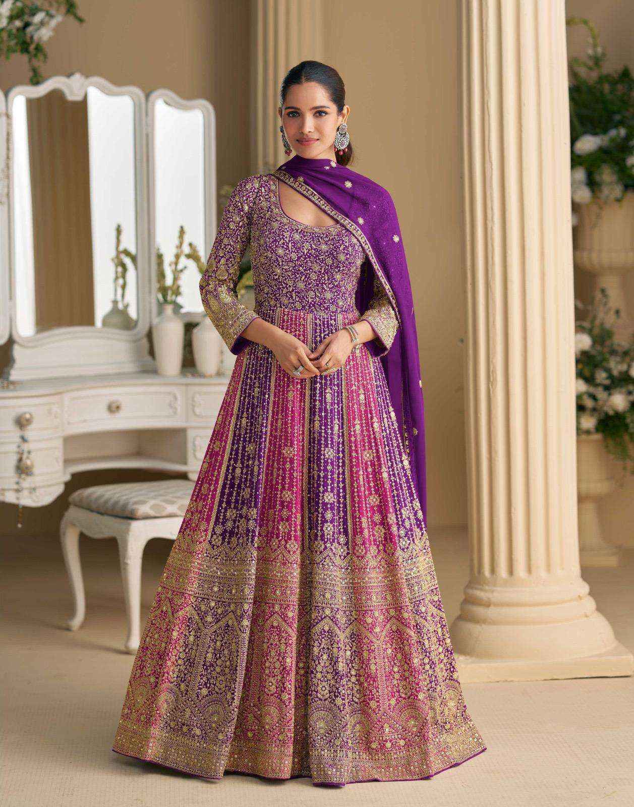 Sayuri Designer Rutba Readymade Georgette Dress wholesale readymade ...