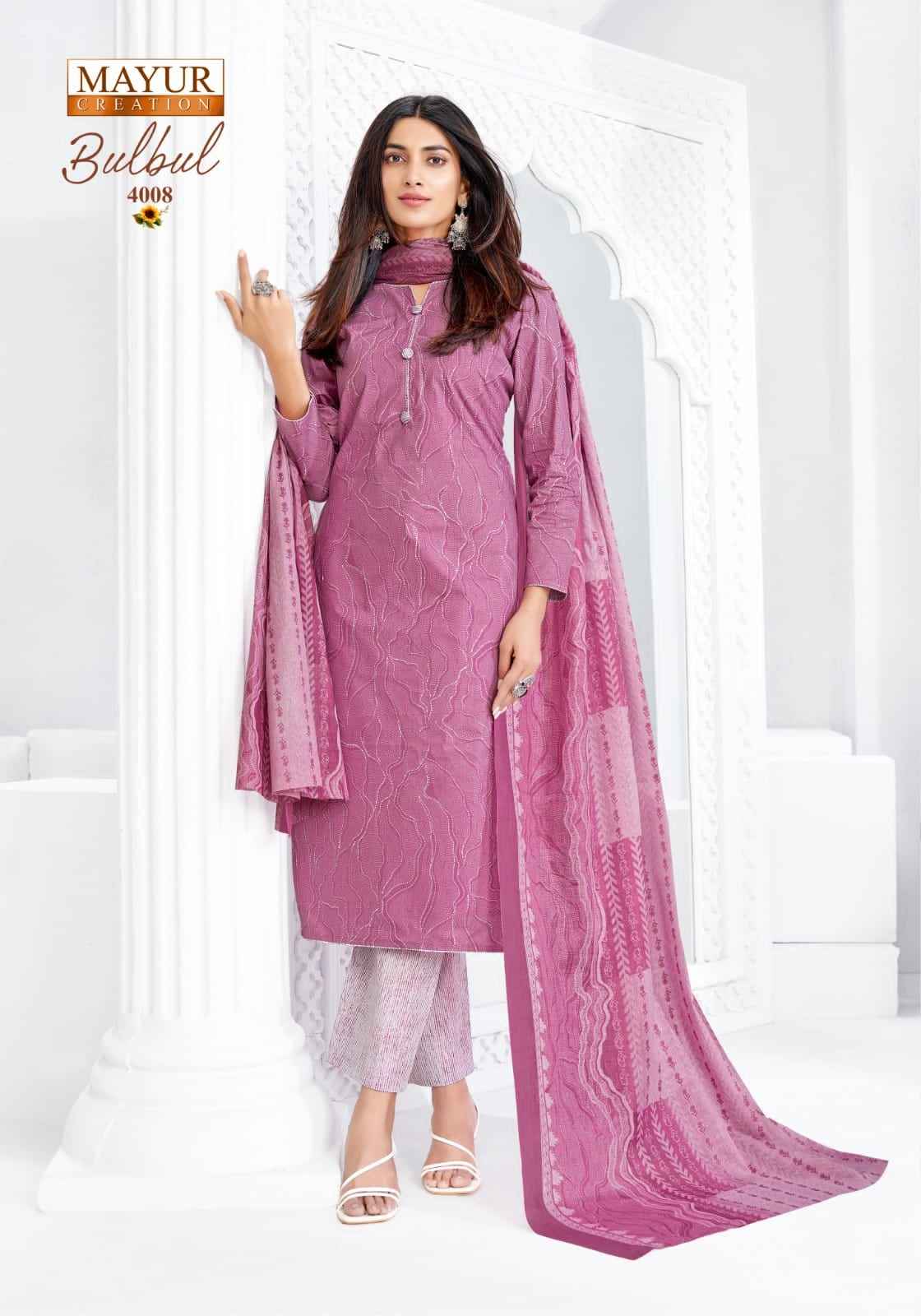 Mayur Creation Bulbul Vol 4 Readymade Cotton Dress designer ladies ...